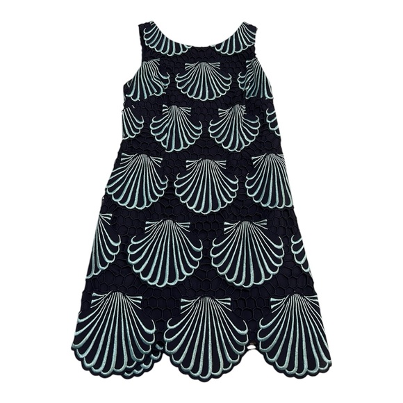 Dresses | Lilly Pulitzer Blue Clam Shell Dress | Poshmark